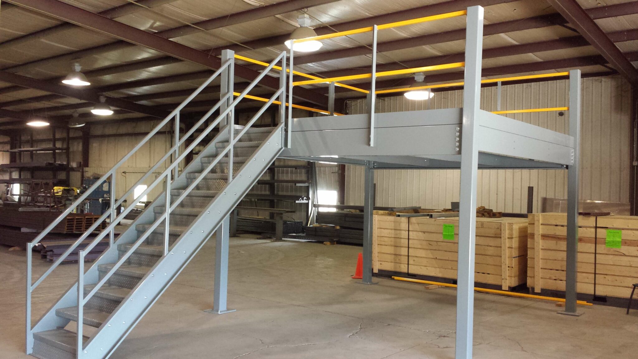 Panel Built Steel Mezzanines - Mid Florida Material Handling