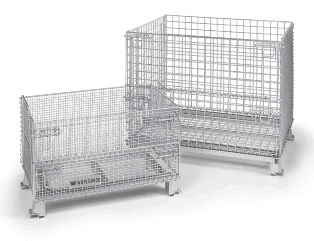 Wire Mesh Containers | Warehouse Storage Solutions